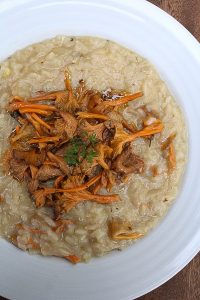 Chanterelle Risotto - Adamant Kitchen