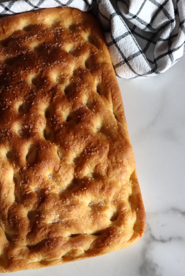 Bread Machine Focaccia - Adamant Kitchen