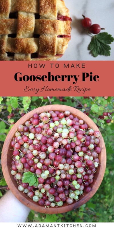 Gooseberry Pie - Adamant Kitchen