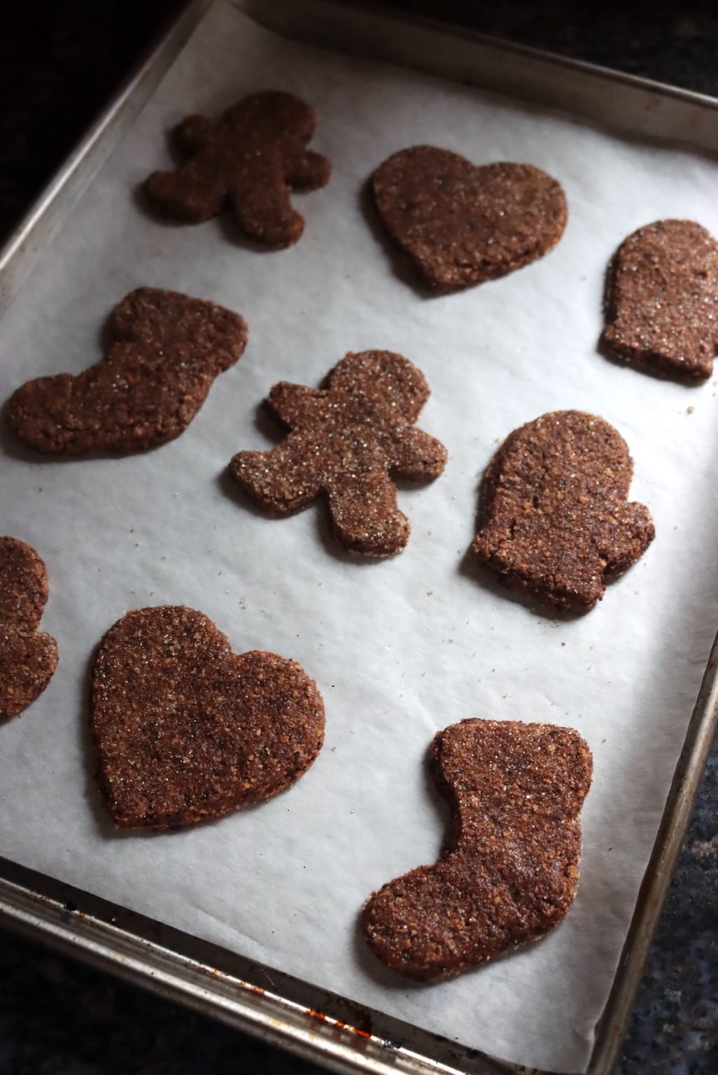 Basler Brunsli (Swiss Chocolate Almond Spice Cookies) - Adamant Kitchen