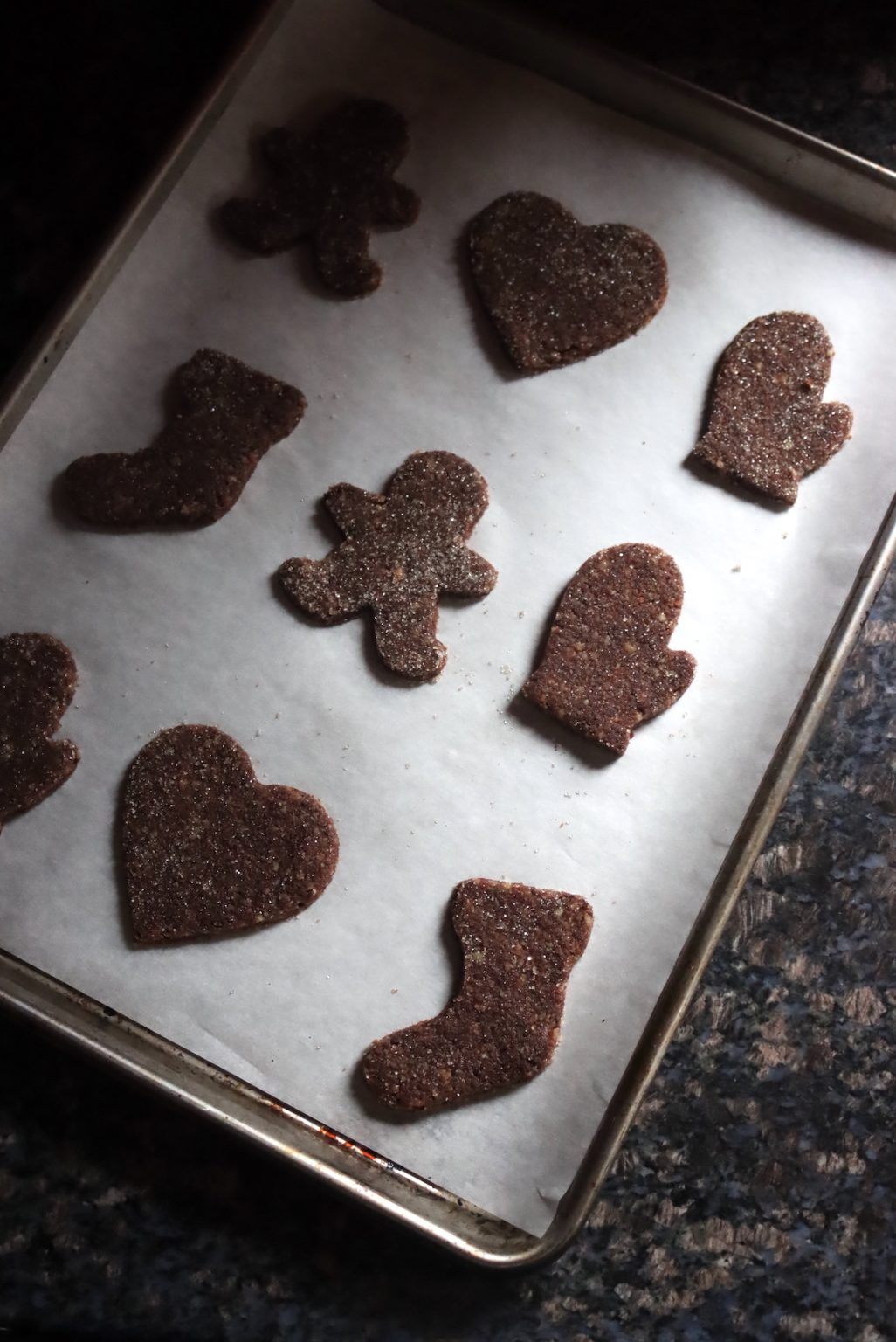 Basler Brunsli (Swiss Chocolate Almond Spice Cookies) - Adamant Kitchen