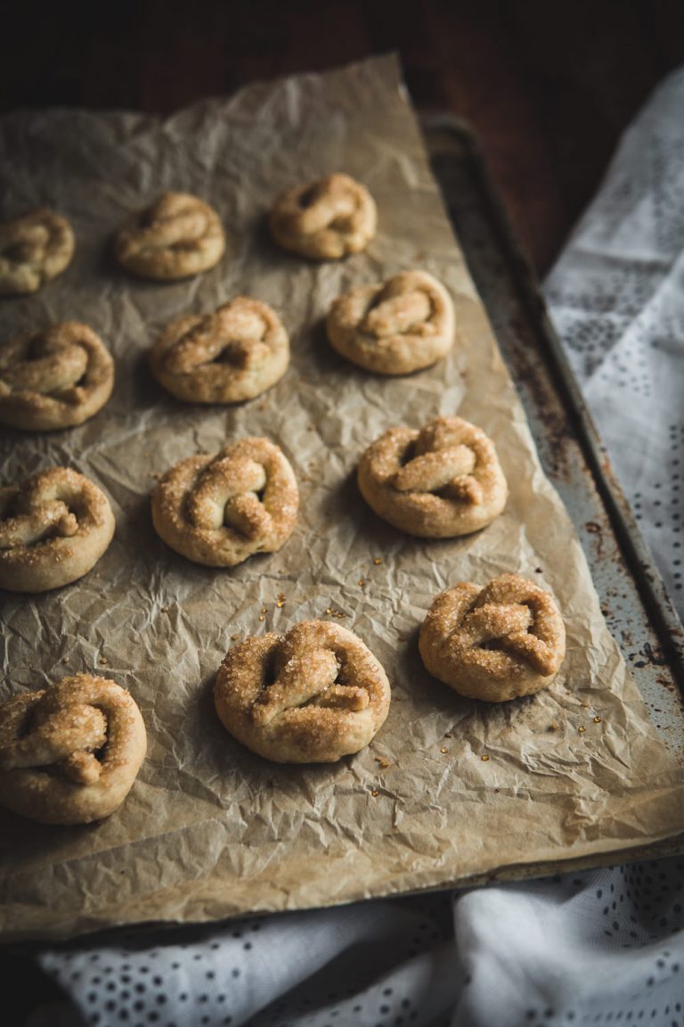 Danish Sugar Pretzels (Sukkerkringler) - Adamant Kitchen