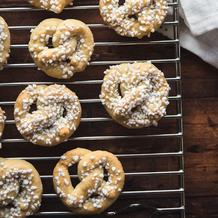 Danish Sugar Pretzels (Sukkerkringler) - Adamant Kitchen