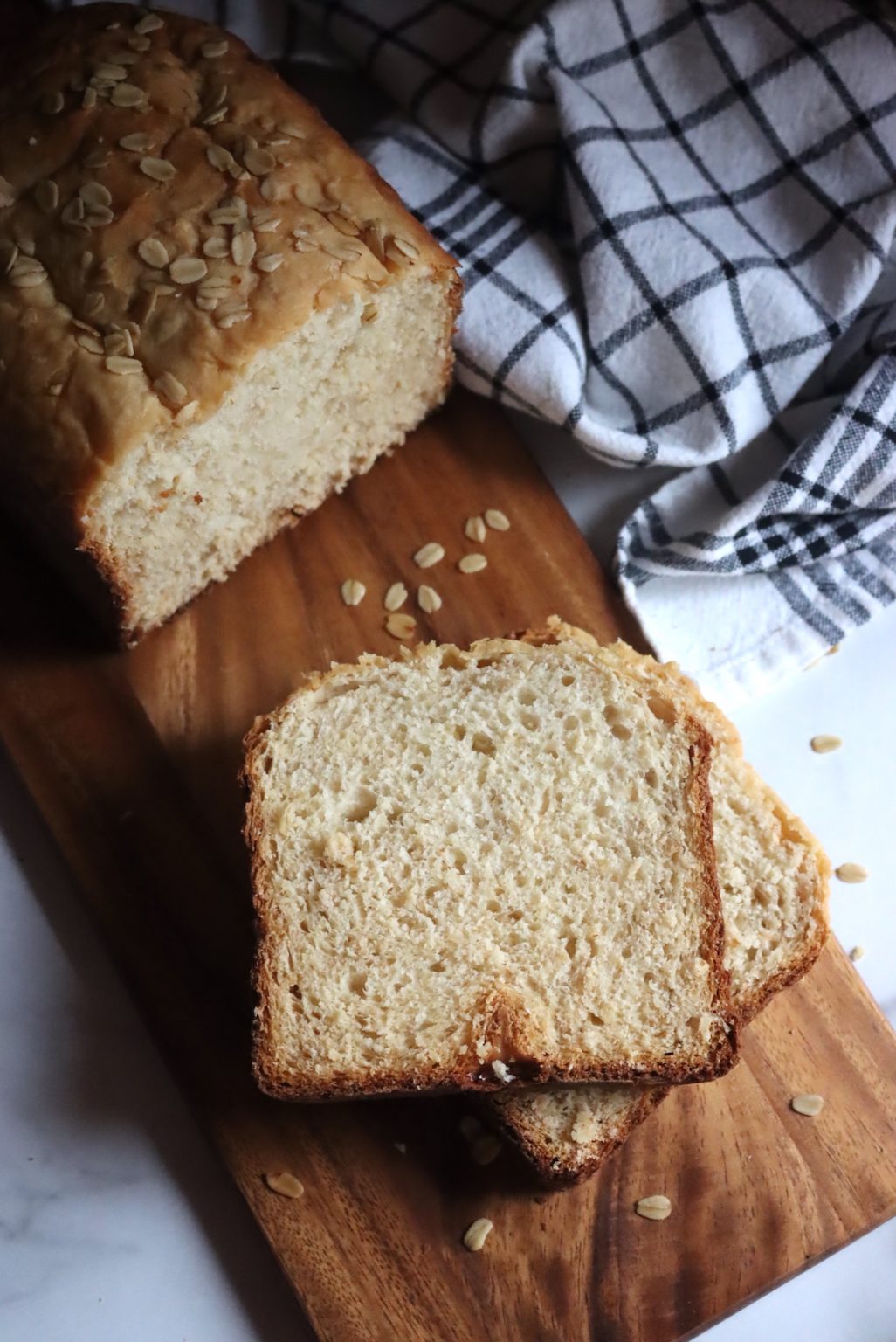 Bread Machine Maple Oatmeal Bread - Adamant Kitchen