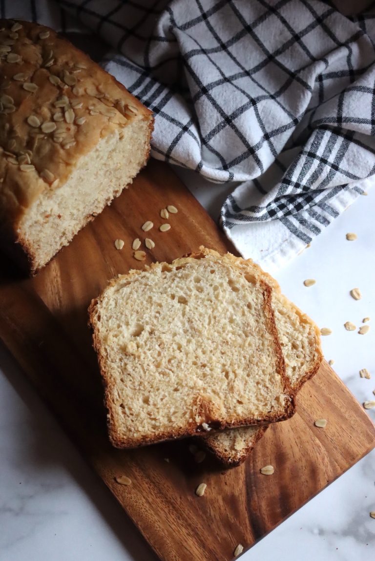 Bread Machine Maple Oatmeal Bread - Adamant Kitchen