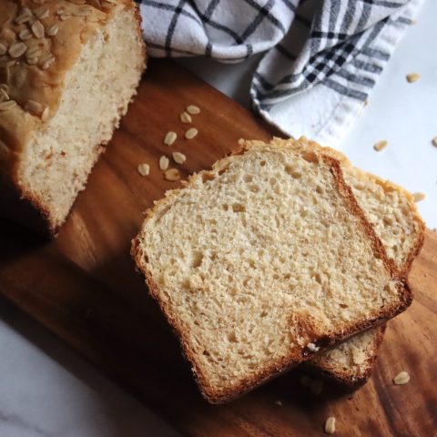Bread Machine Maple Oatmeal Bread - Adamant Kitchen