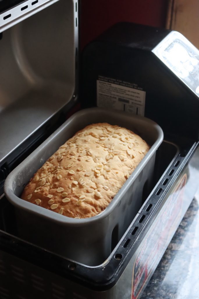 Bread Machine Maple Oatmeal Bread - Adamant Kitchen