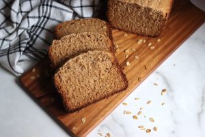 Bread Machine Honey Wheat Oat Bread - Adamant Kitchen