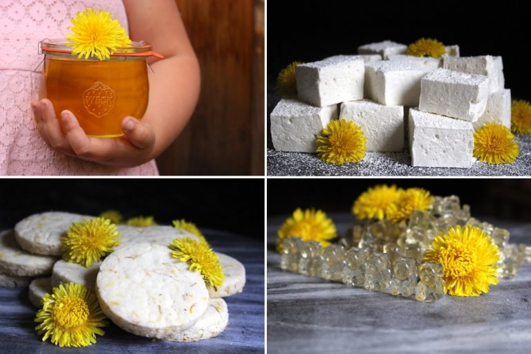 Dandelion Cream Pie (Edible Flower Pie) - Adamant Kitchen