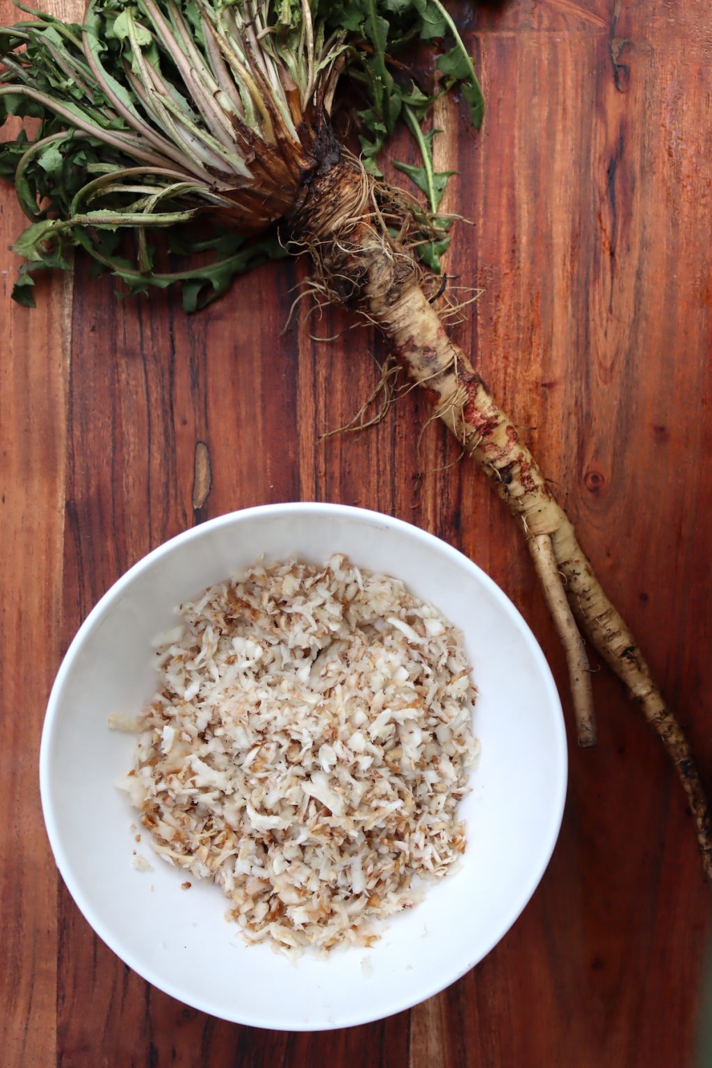 Dandelion Root Cake (Like Carrot Cake) - Adamant Kitchen